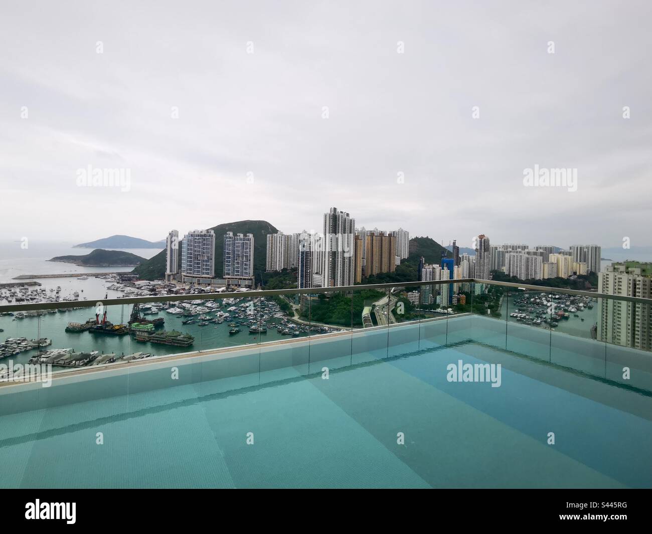 The rooftop swimming pool at the Arca hotel in Wong Chuk Hang, Hong ...