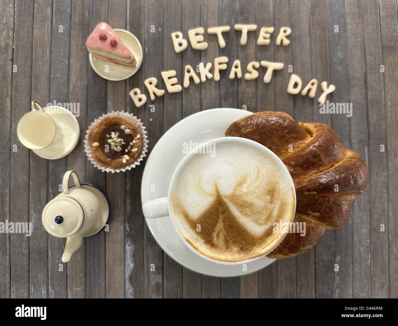 Better breakfast day celebrated with a creative composition at the bar ...