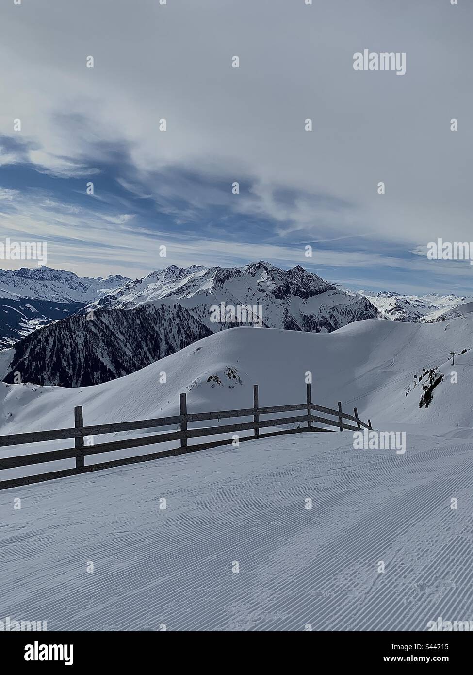 Ski slope view hi-res stock photography and images - Alamy