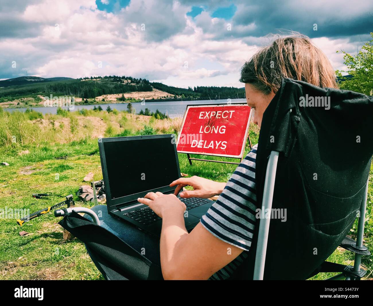 Digital nomad life Stock Photo - Alamy
