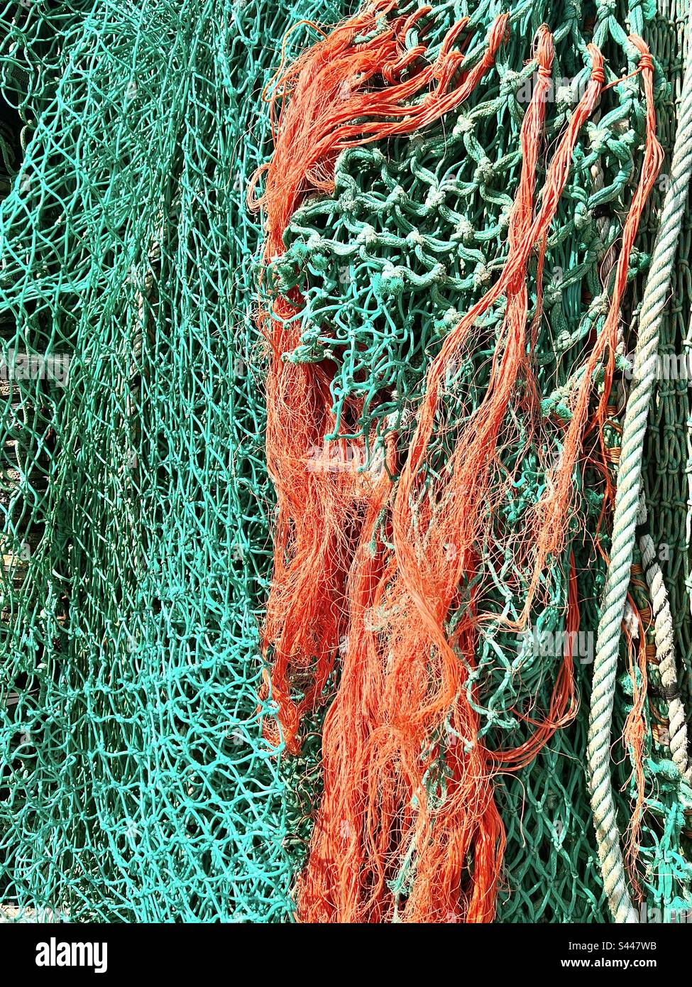 Close up commercial fishing nets hi-res stock photography and images ...