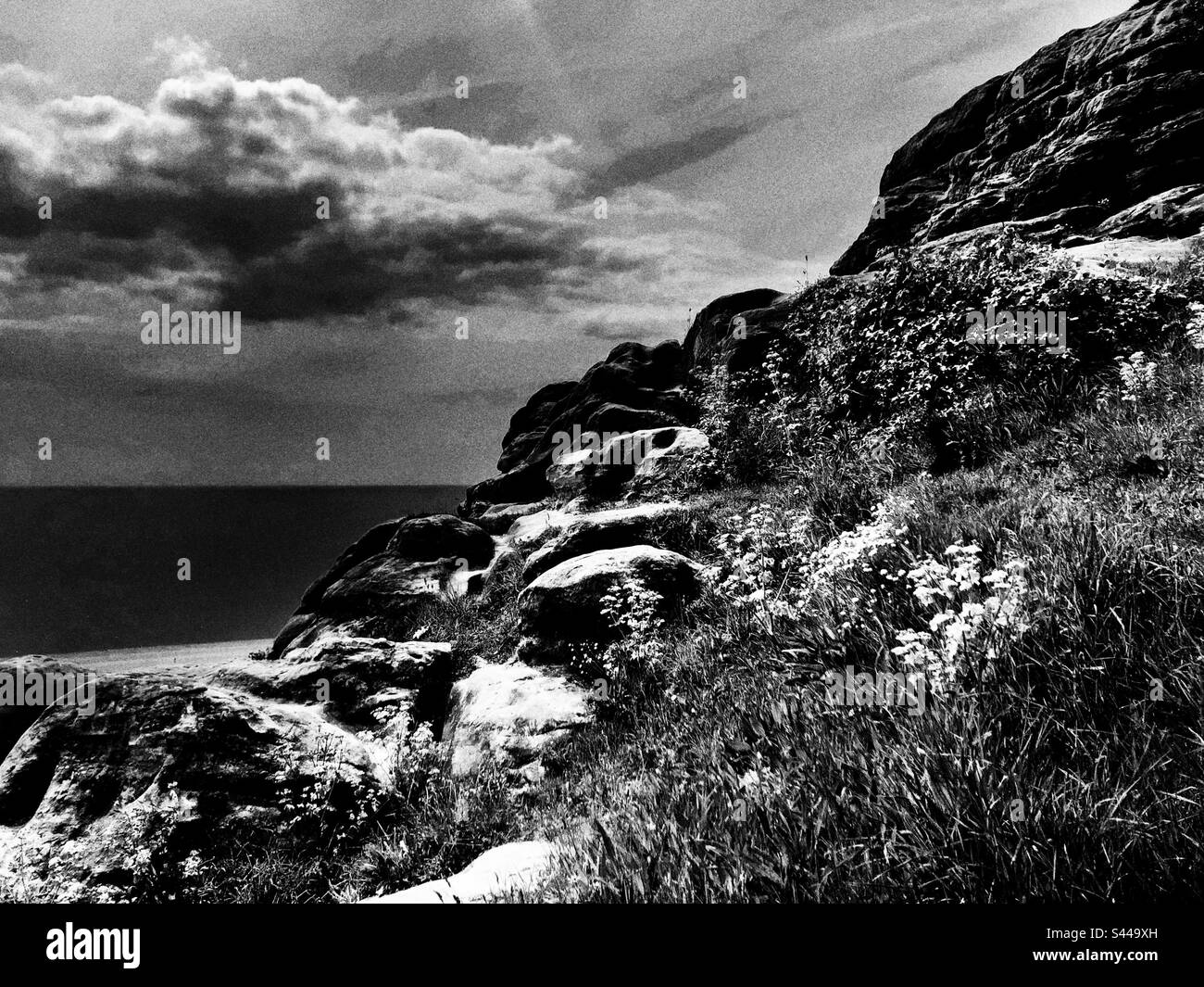 Sea image, landscape Black and White Stock Photos & Images - Alamy