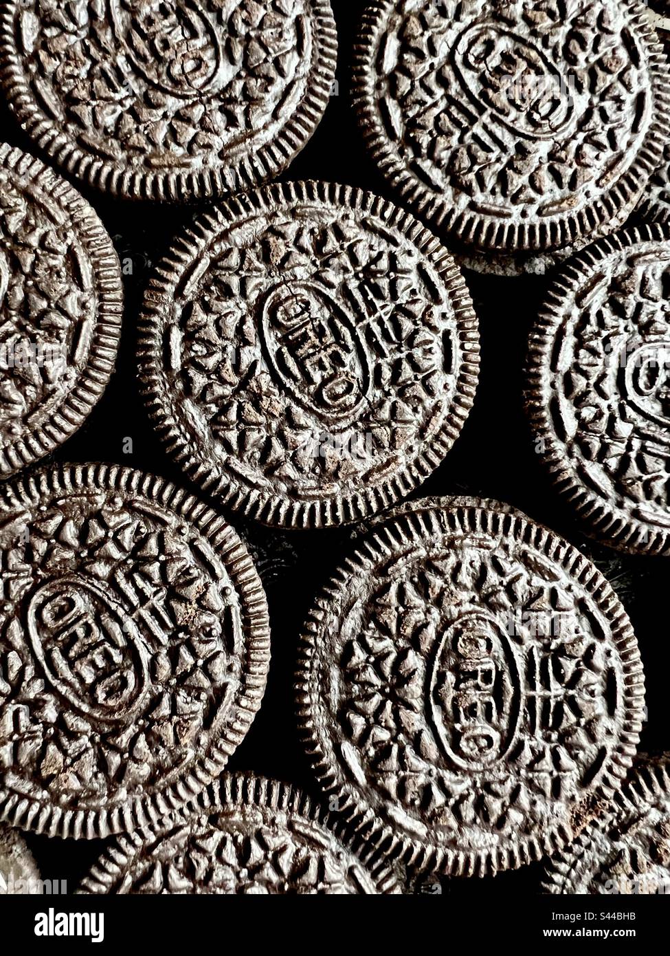 Full frame of oreo cookies Stock Photo - Alamy