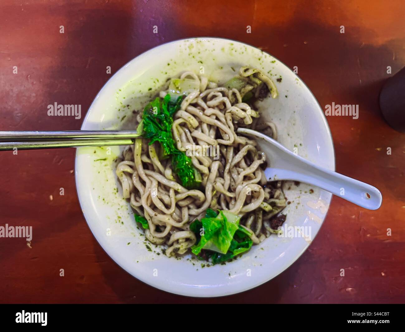 The toon (Chinese mahogany) noodle in Beitou, Taipei, Taiwan Stock ...