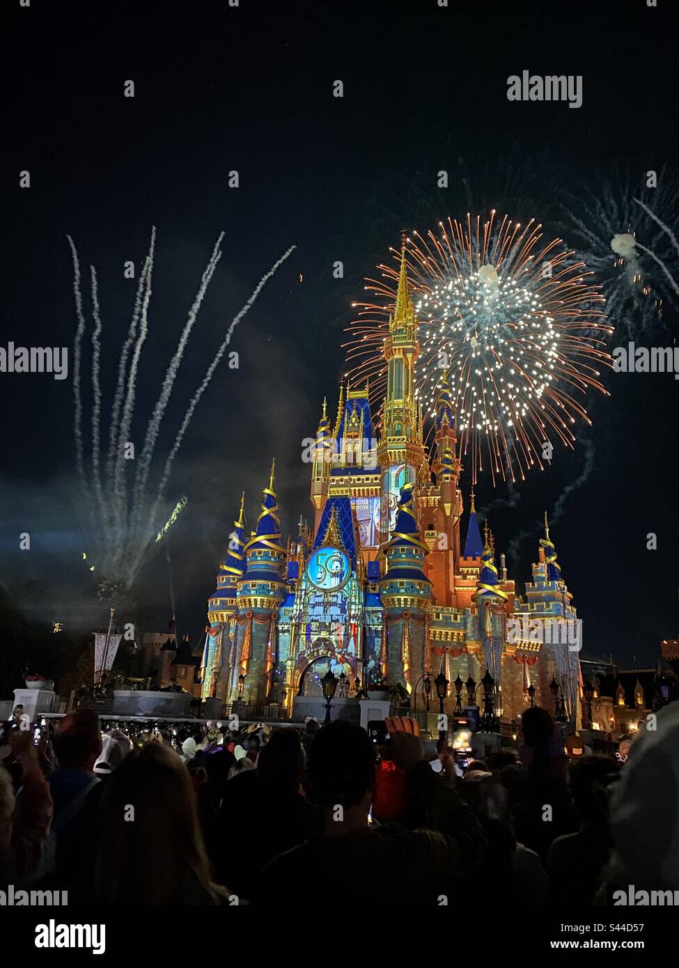Disney at night Stock Photo - Alamy