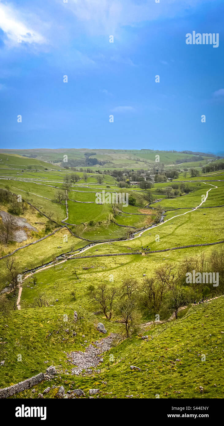 Malham cove view hi-res stock photography and images - Alamy