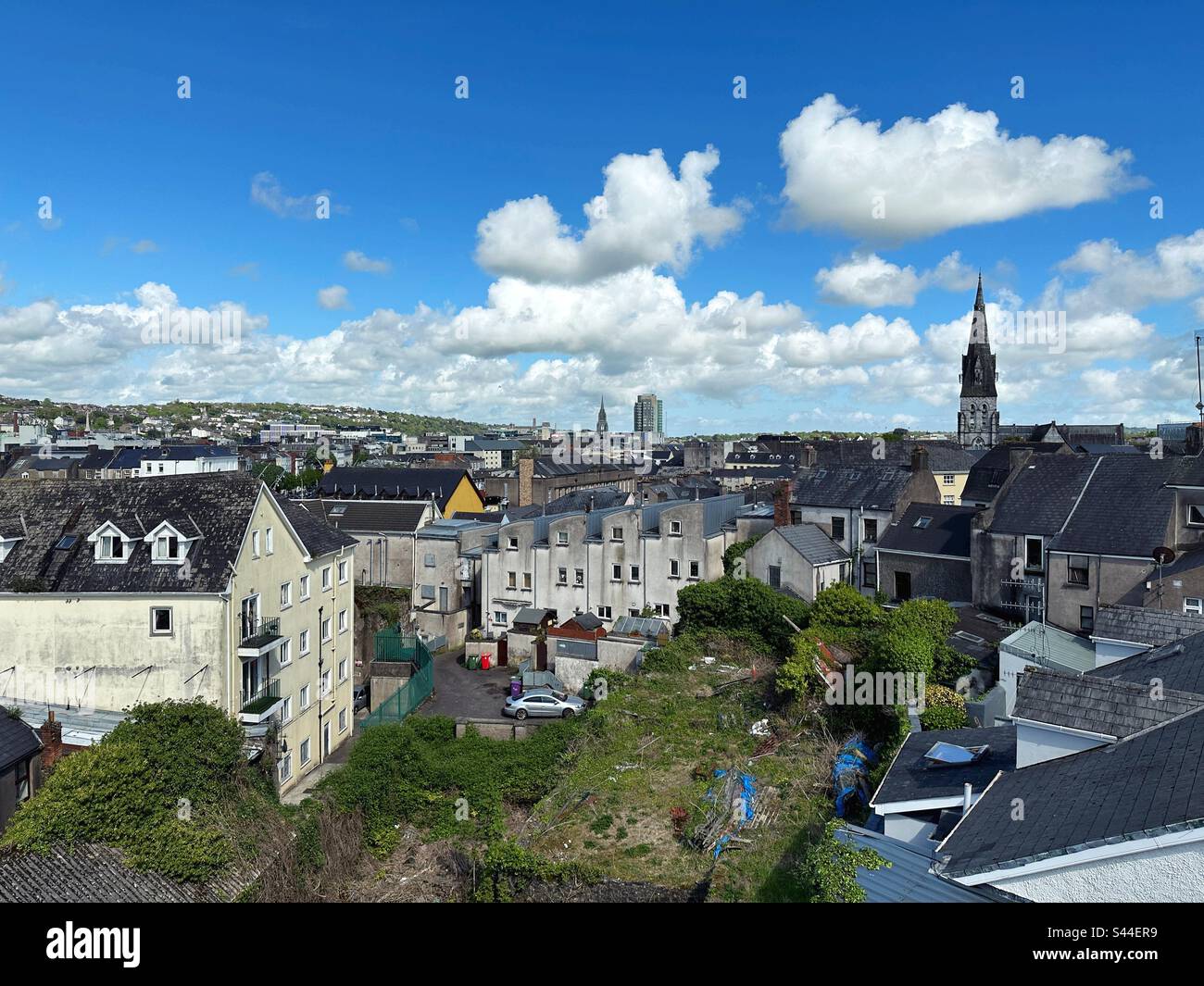View of Cork, Ireland, from the top of Elizabeth fort Stock Photo - Alamy