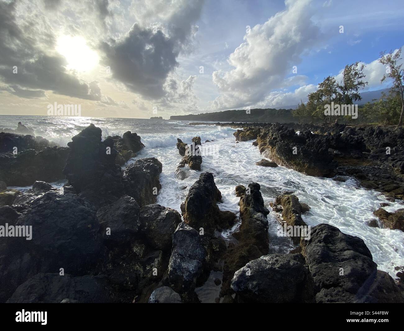 Hawaii Maui beachfront Stock Photo - Alamy