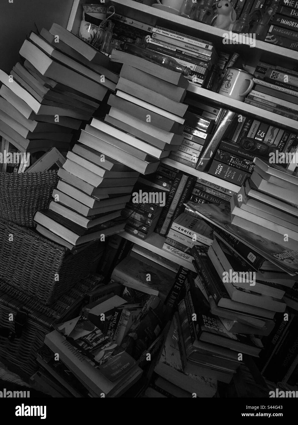Stacks of books Stock Photo - Alamy