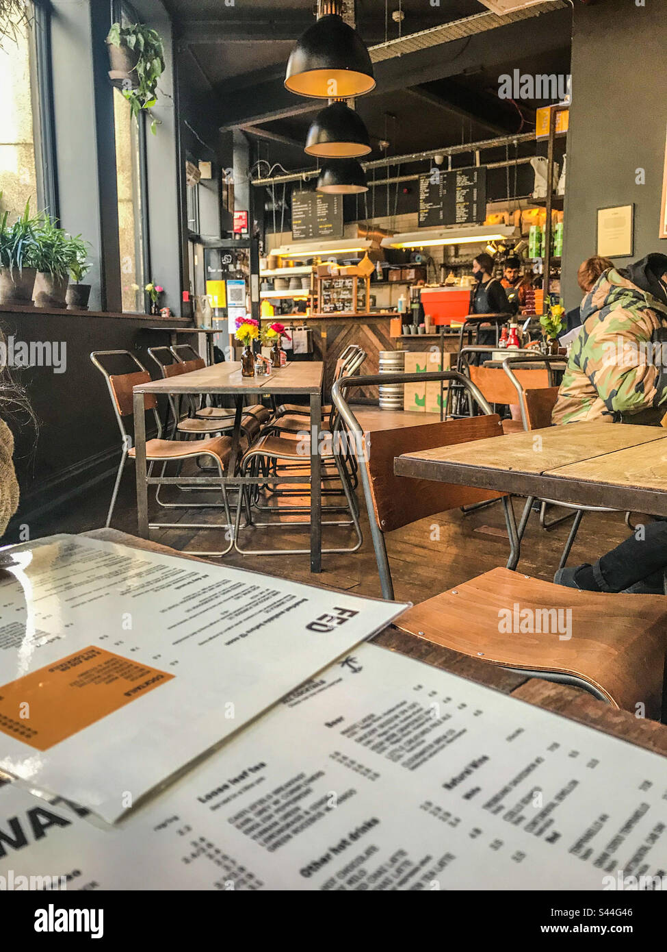 Federal cafe, Manchester Stock Photo - Alamy