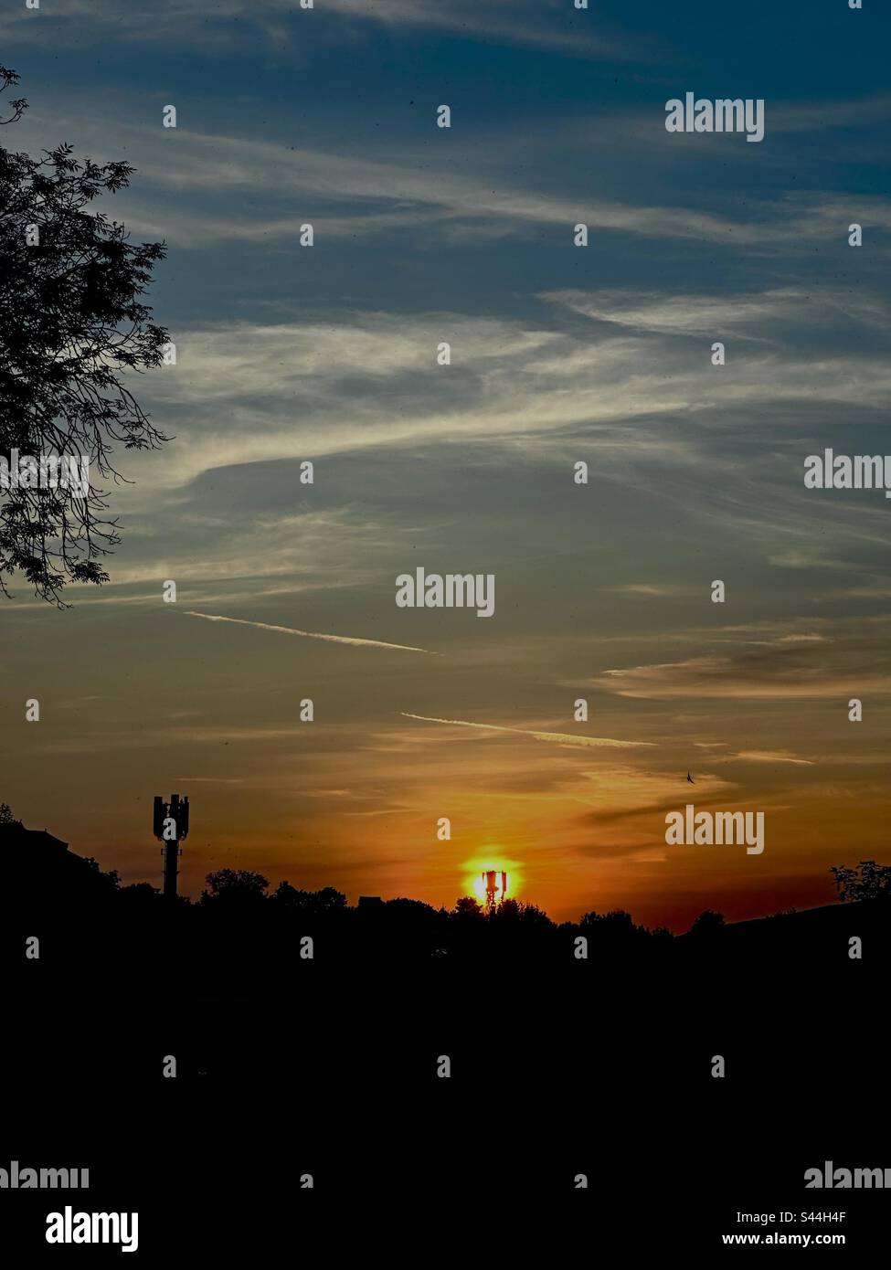 Nottingham sunset hi-res stock photography and images - Alamy