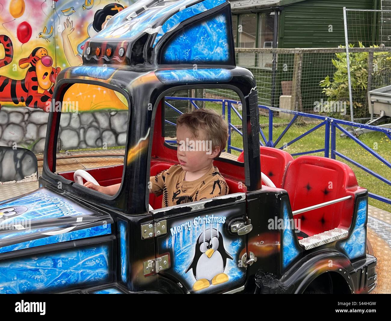 Boy driving truck hi-res stock photography and images - Alamy