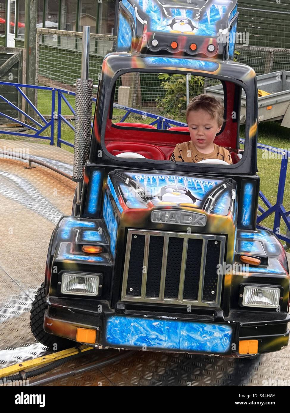 Boy driving truck hi-res stock photography and images - Alamy