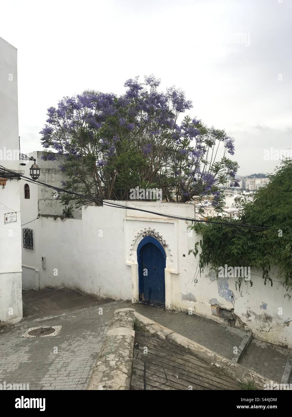 Street view medina Tanger Morocco Stock Photo - Alamy