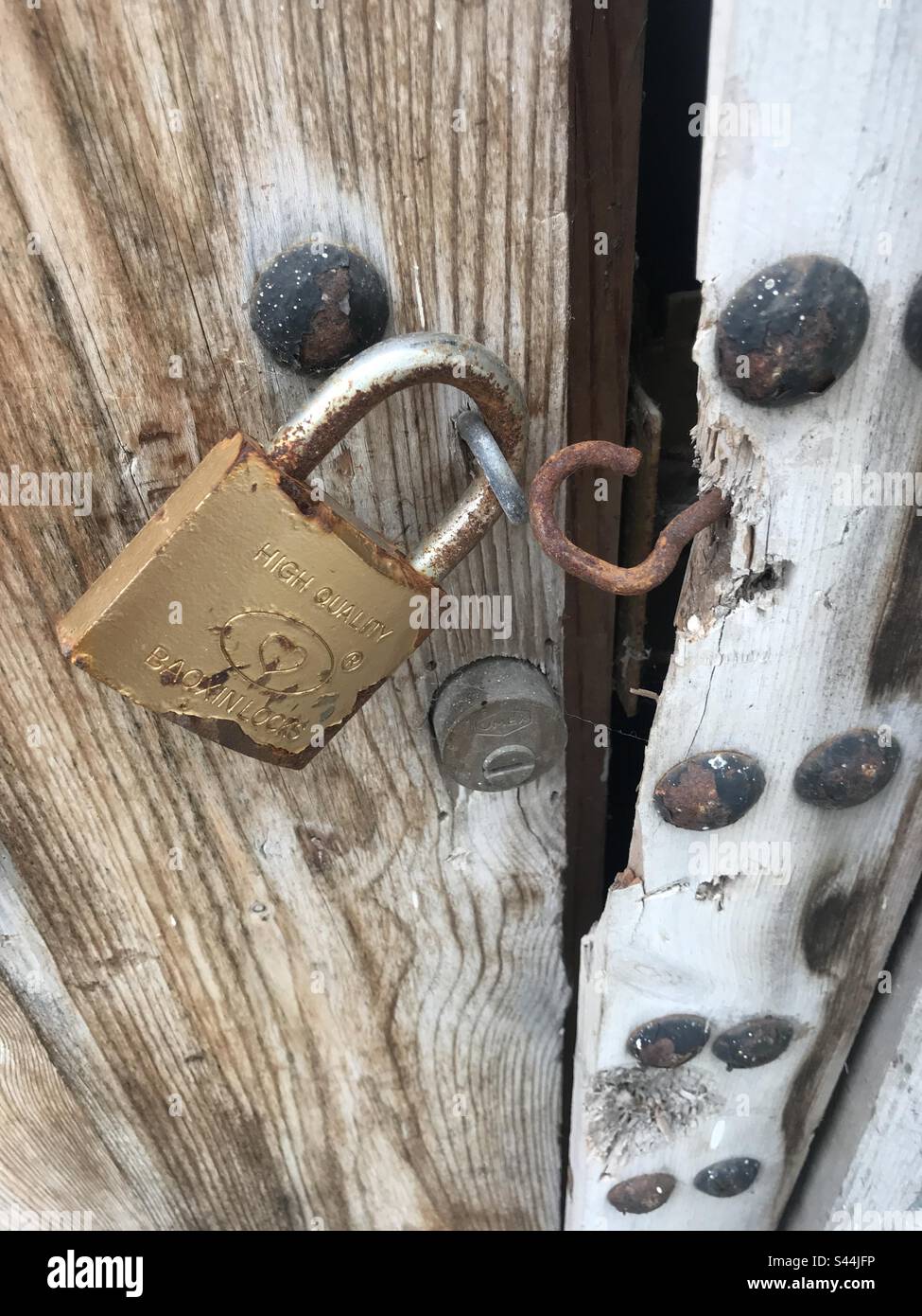 Lock the door Kasbah Tangier Morocco Stock Photo - Alamy