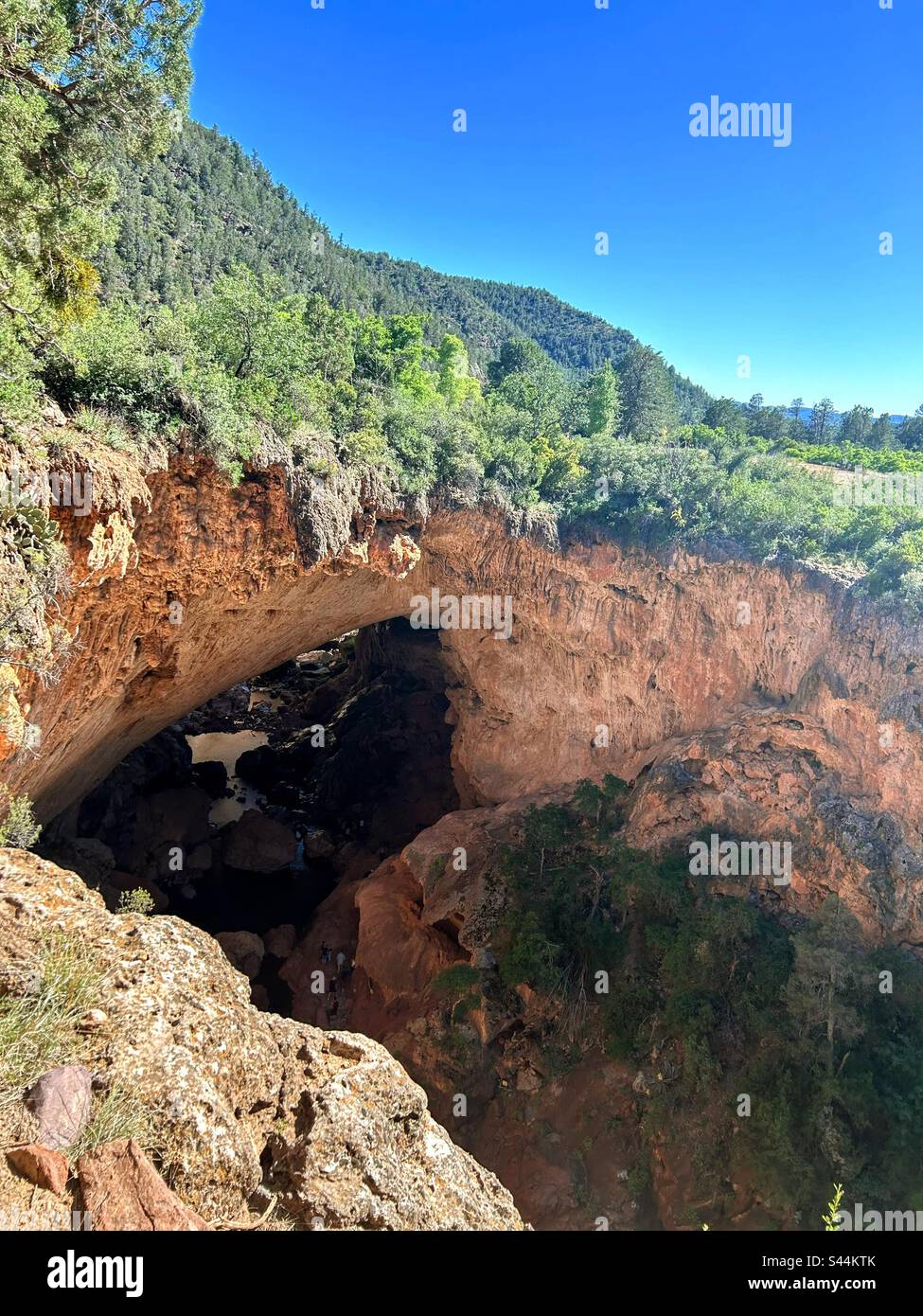 Travertine natural bridge hi-res stock photography and images - Alamy