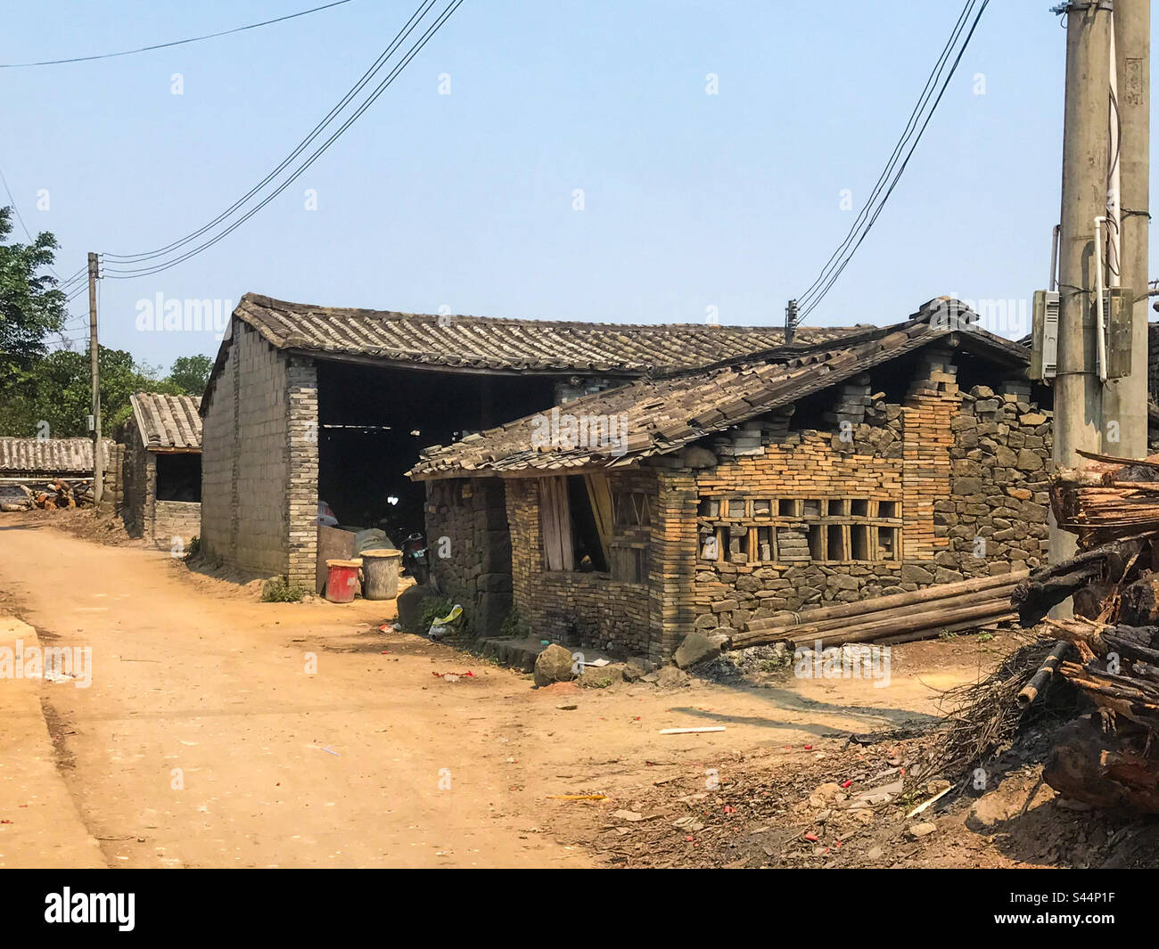 Village life Hainan Stock Photo - Alamy