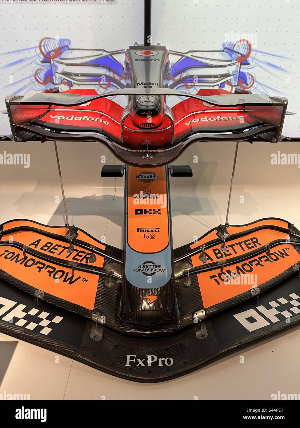 McLaren F1 car noses Stock Photo - Alamy