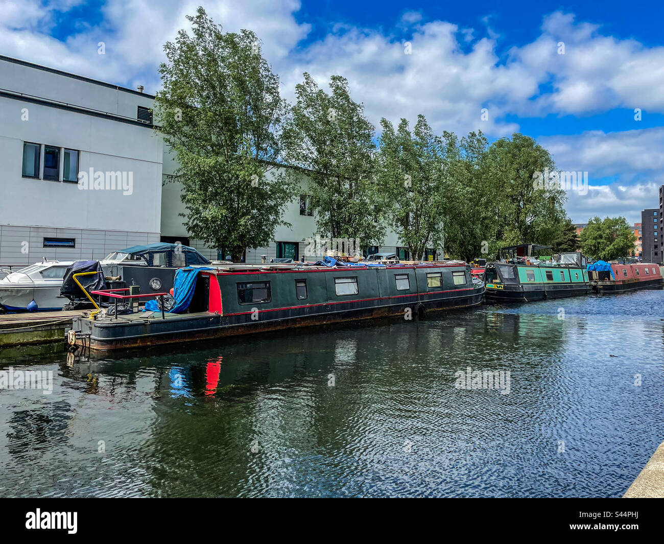 New Islington marina, Manchester Stock Photo - Alamy