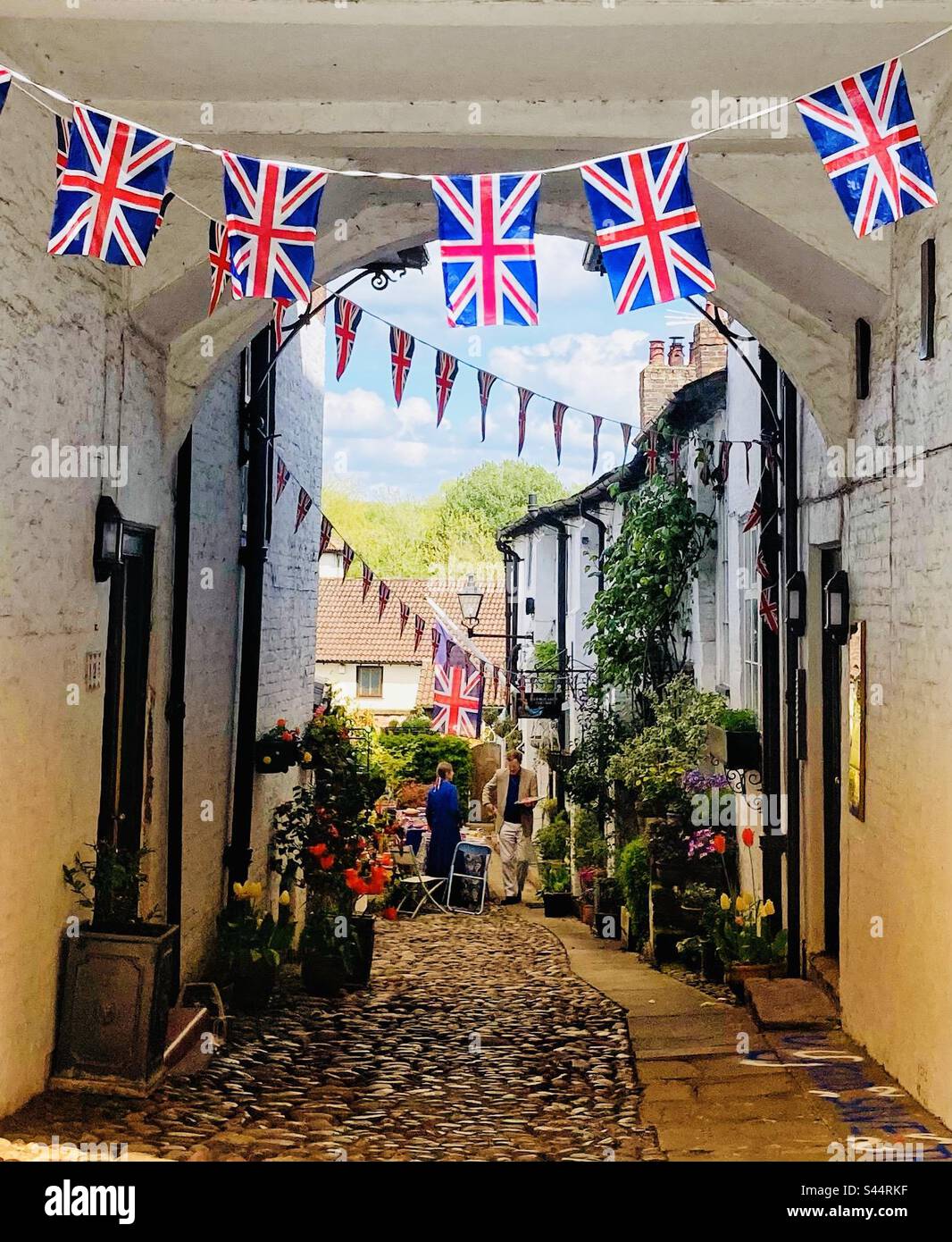 Marble Arch in Knutsford Cheshire off King Street decorated with ...