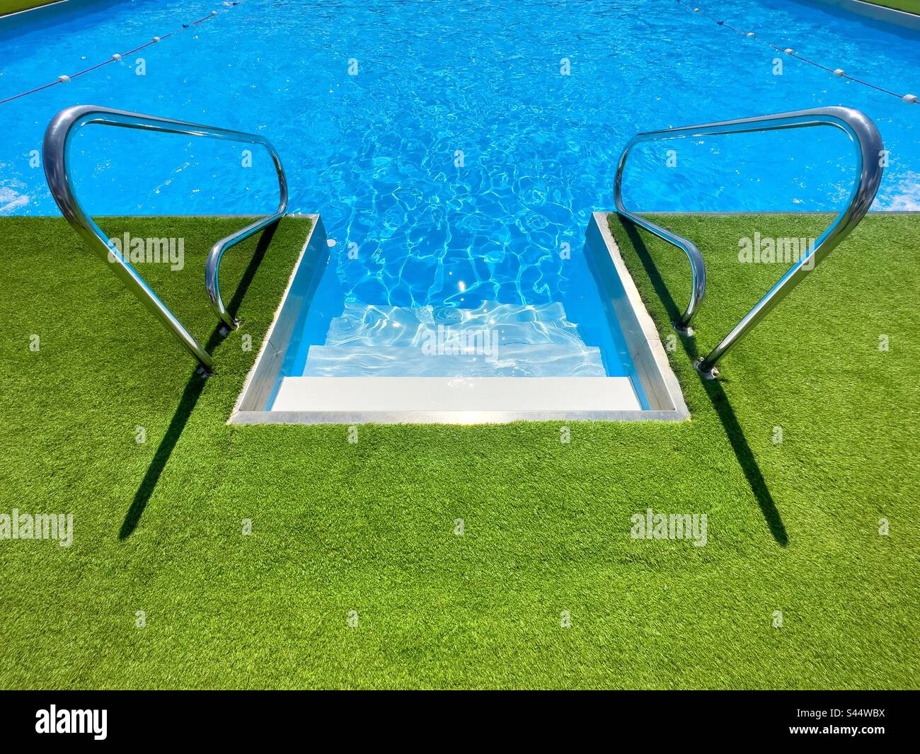 Stepping into pool hi-res stock photography and images - Alamy
