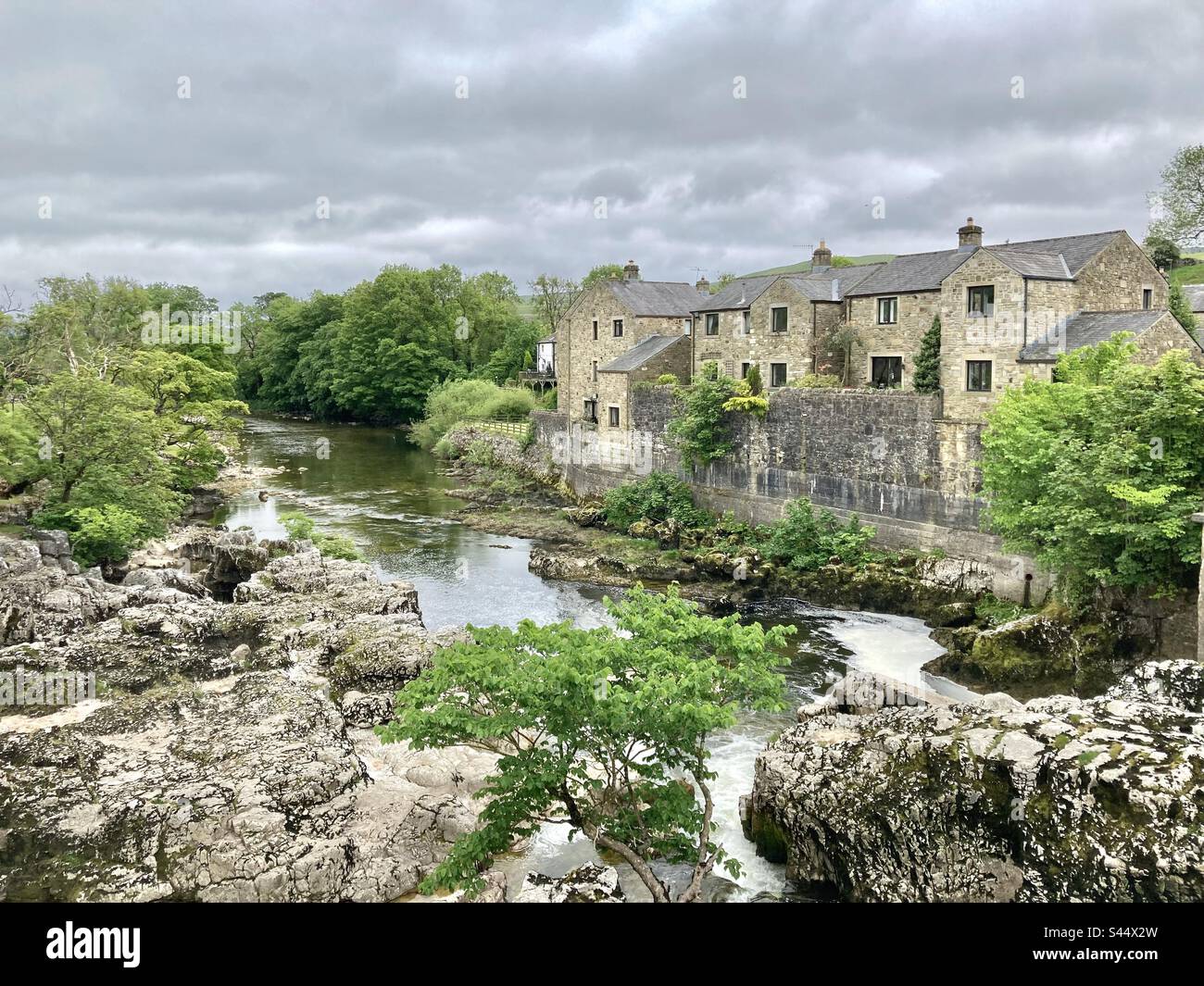 Lipton falls Grassington Yorkshire Dales Stock Photo - Alamy