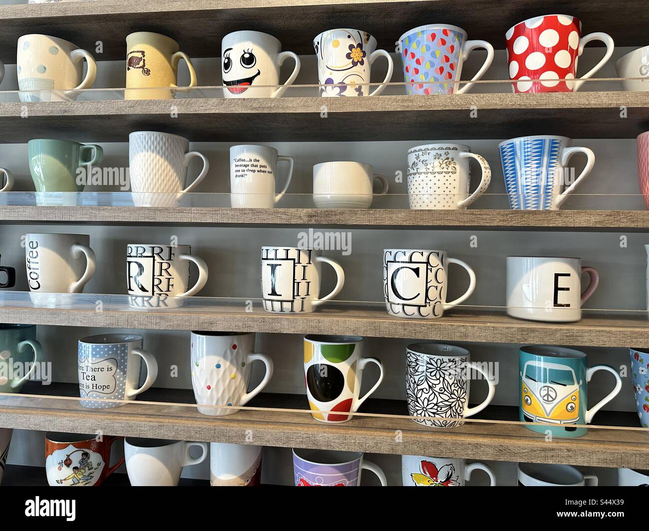 Happy Coffee Mugs Stock Photo - Alamy