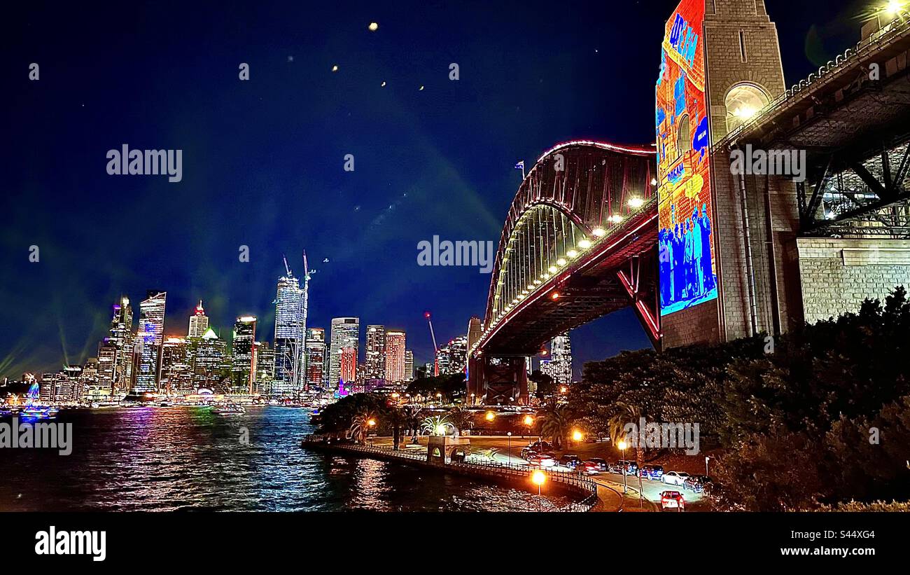 Sydney night sky hi-res stock photography and images - Alamy