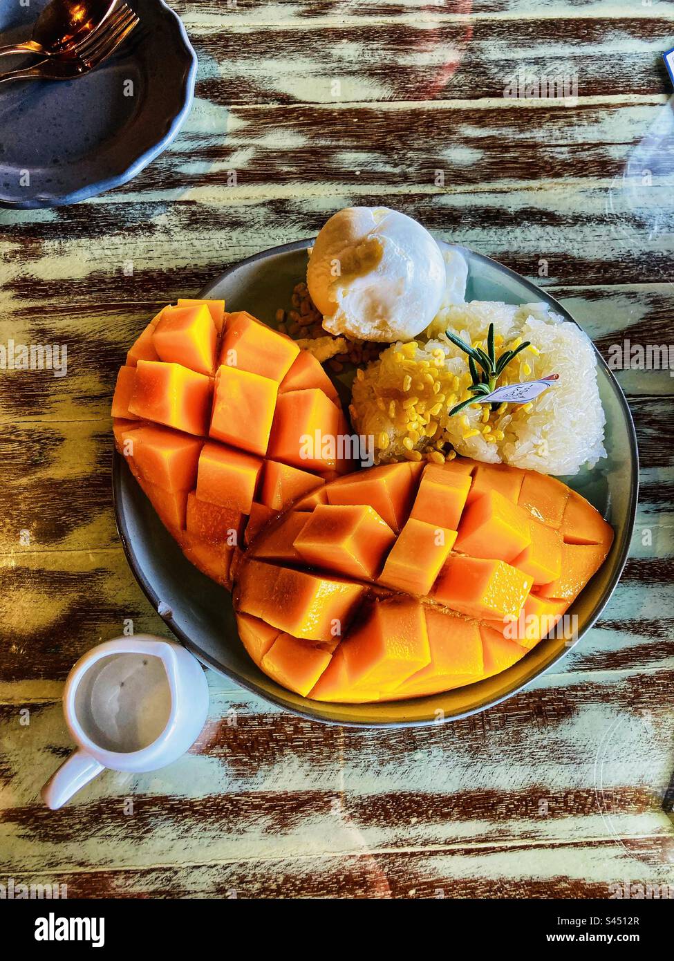 Mangio stick rice Stock Photo - Alamy