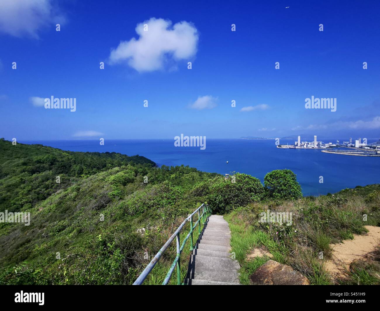 Hiking on the family trail in Lamma island,Hong Kong Stock Photo - Alamy