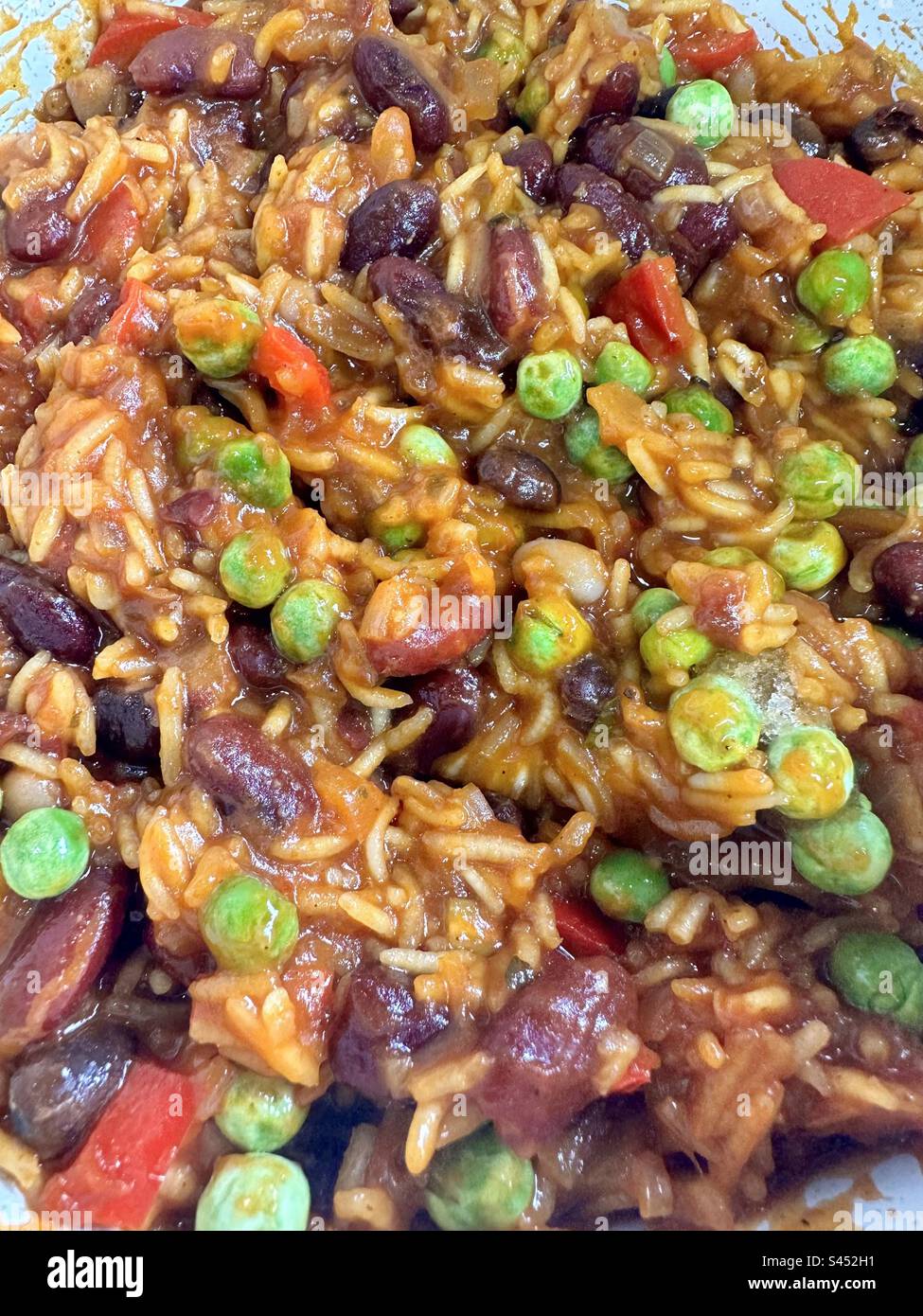 Mexican rice with peas hi-res stock photography and images - Alamy