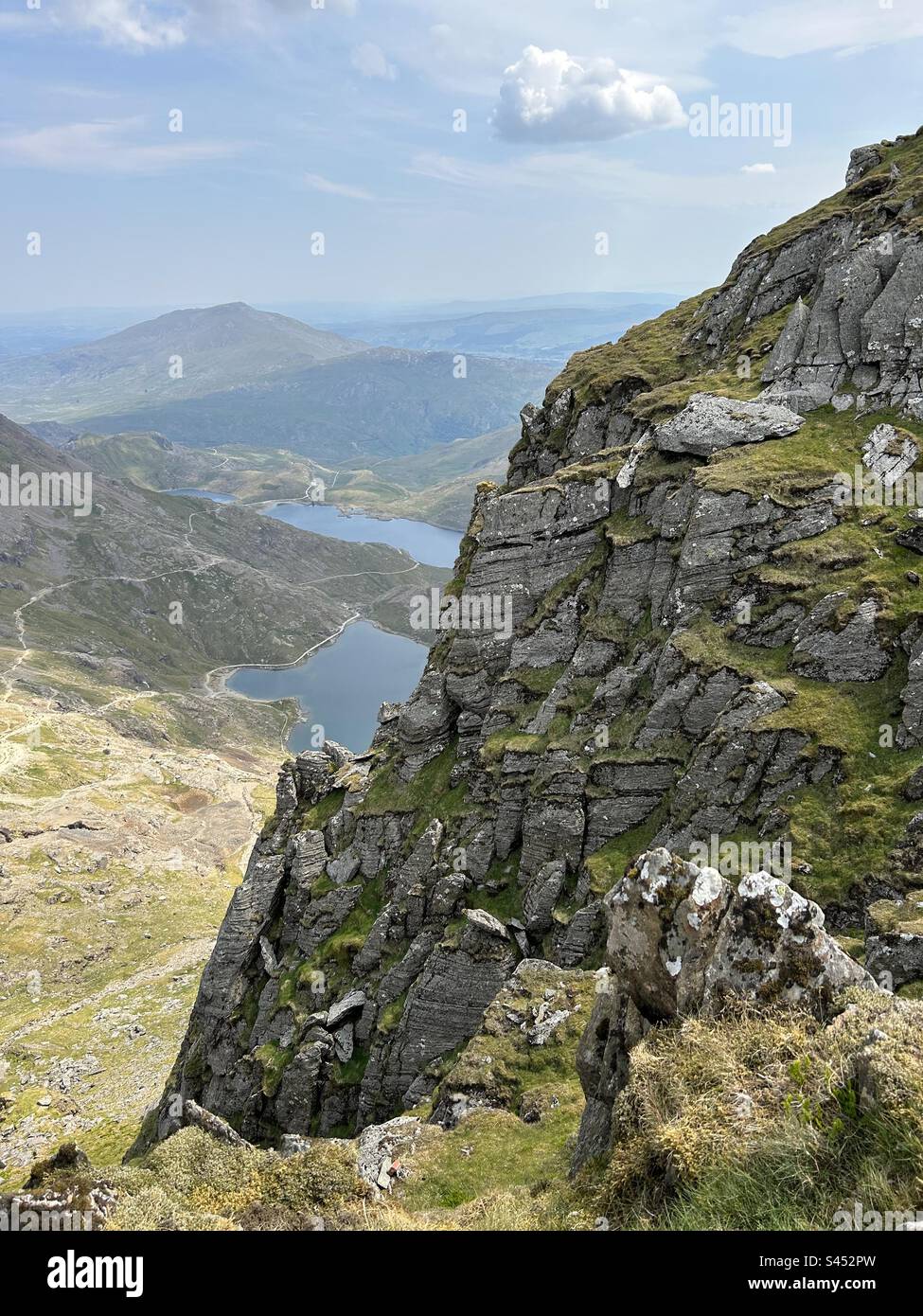Mount Snowdon, Snowdonia National Park, North Wales. Yr Wyddfa, Eryri ...