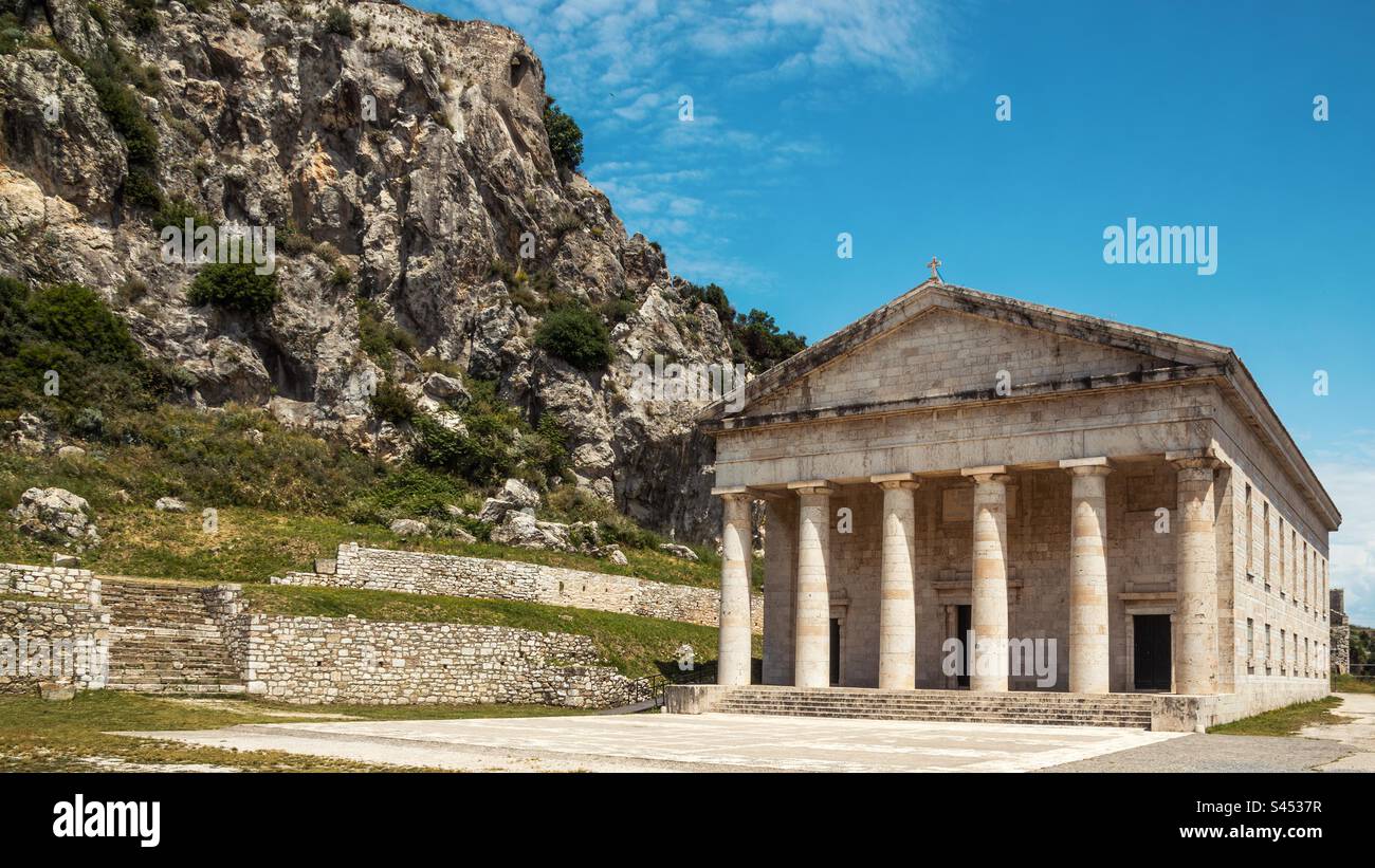 Church of saint george old fortress corfu hi-res stock photography and ...
