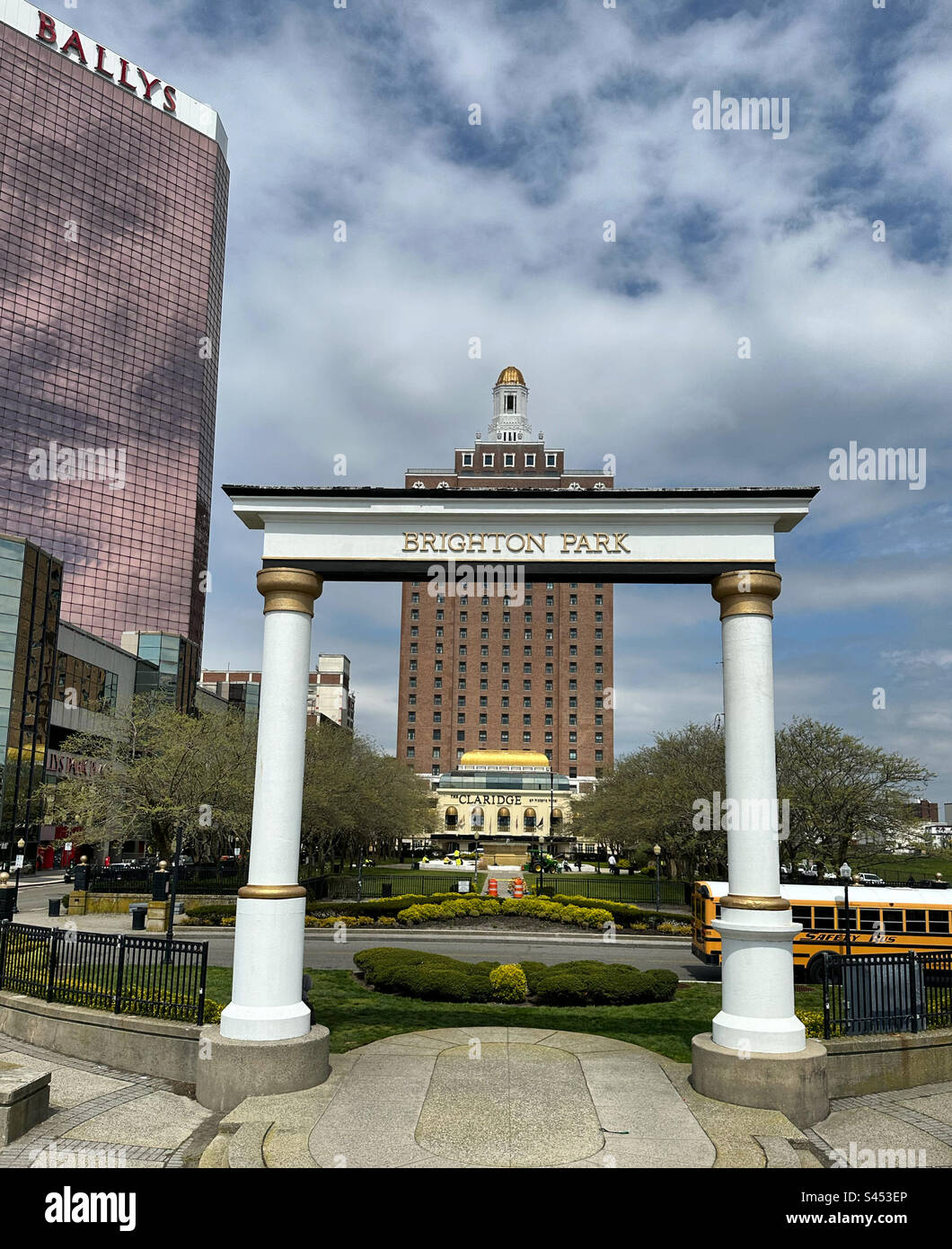 April, 2023, Brighton Park, The Claridge Hotel, and Ballys Hotel and ...