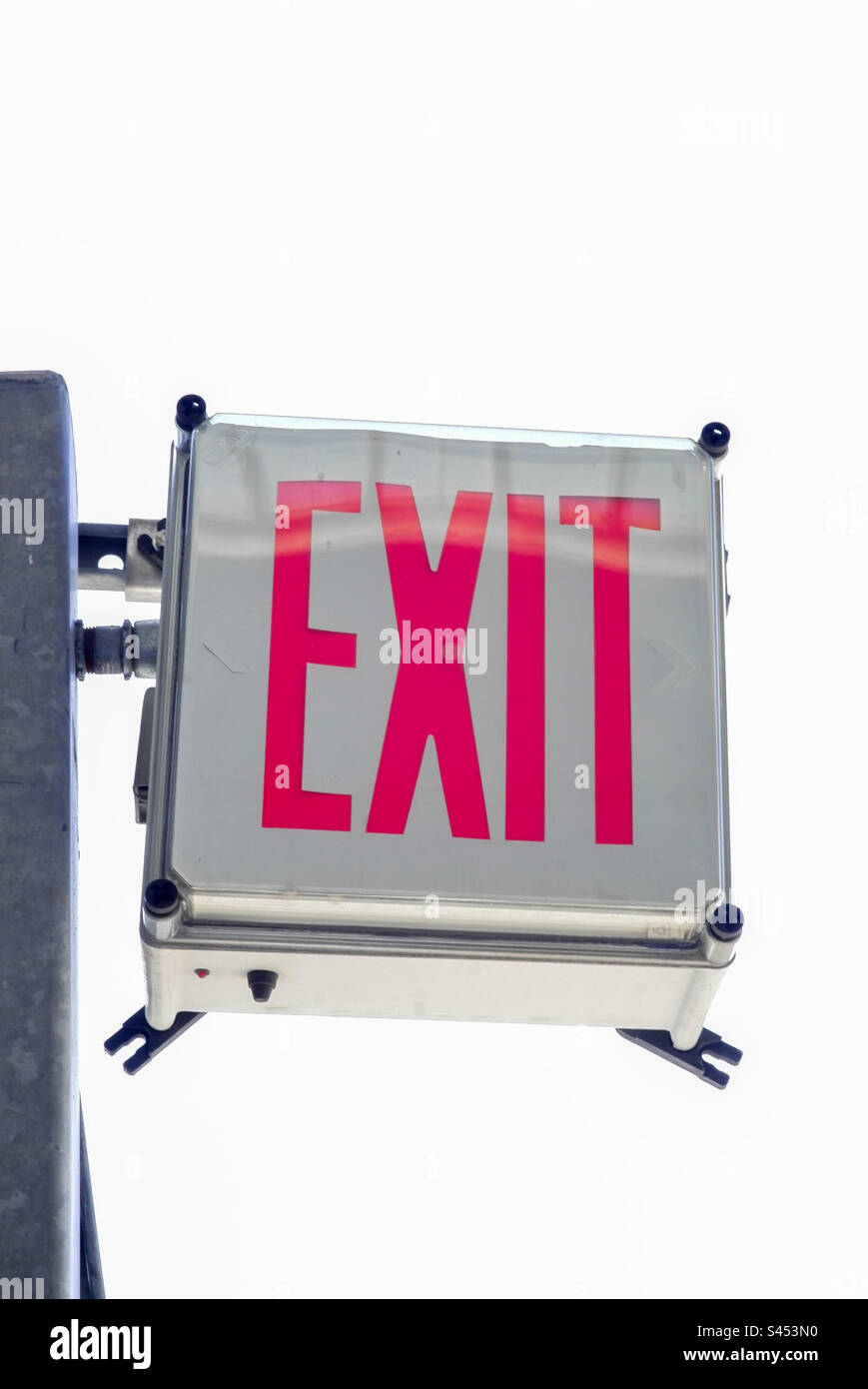 Exit letters hi-res stock photography and images - Alamy