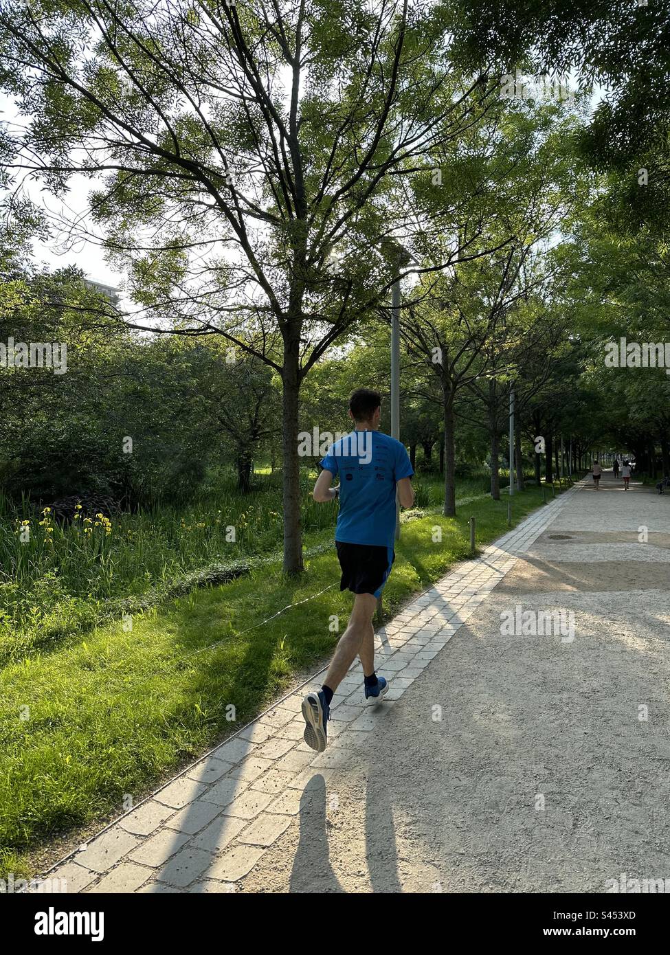 Jogging paris park hi-res stock photography and images - Alamy