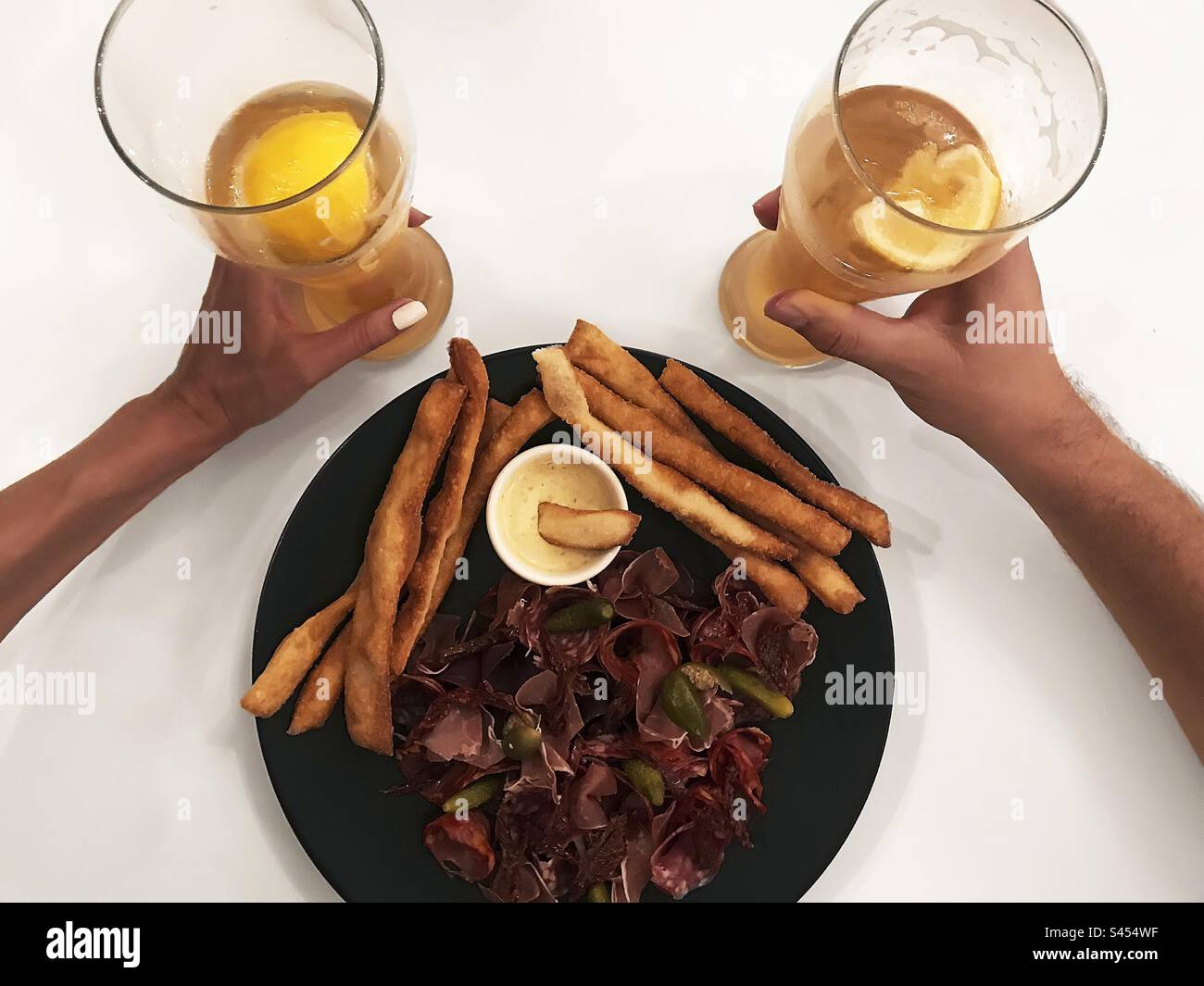 Alcoholic snacks hi-res stock photography and images - Alamy