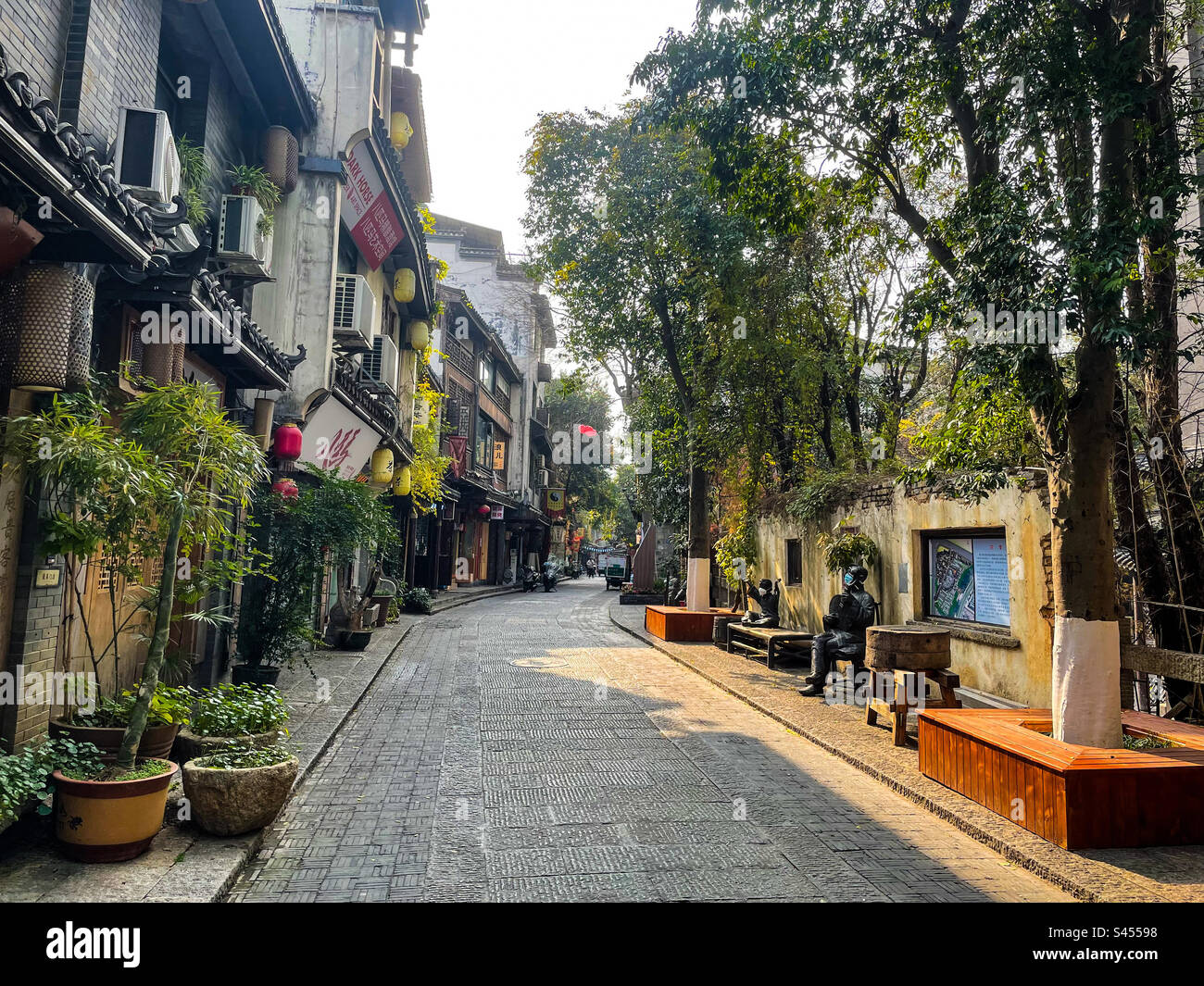 Street in Hunan Stock Photo - Alamy