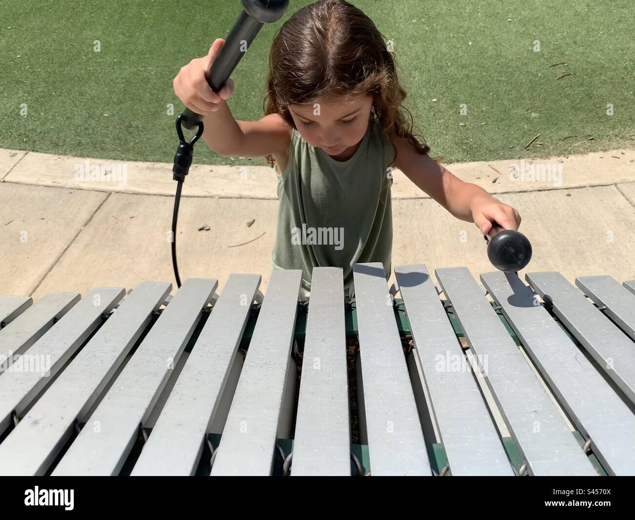 Xylophone child hi-res stock photography and images - Alamy