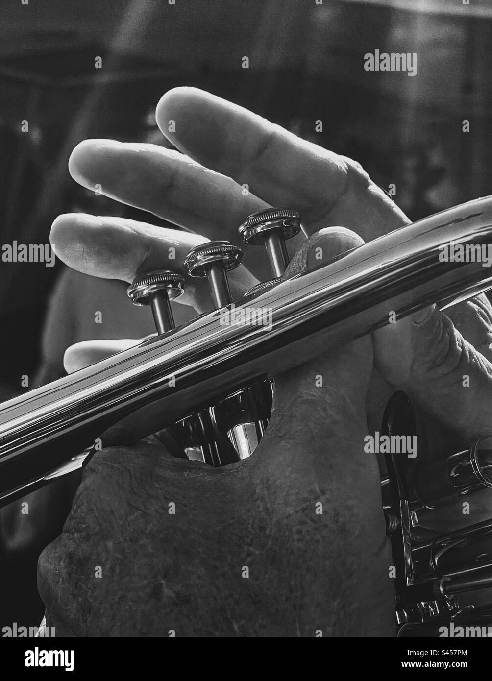 Open trumpet hi-res stock photography and images - Alamy