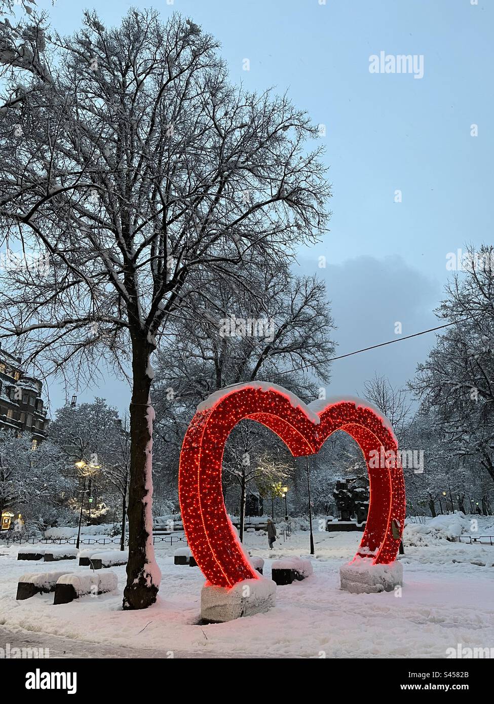 Love snow hi-res stock photography and images - Alamy
