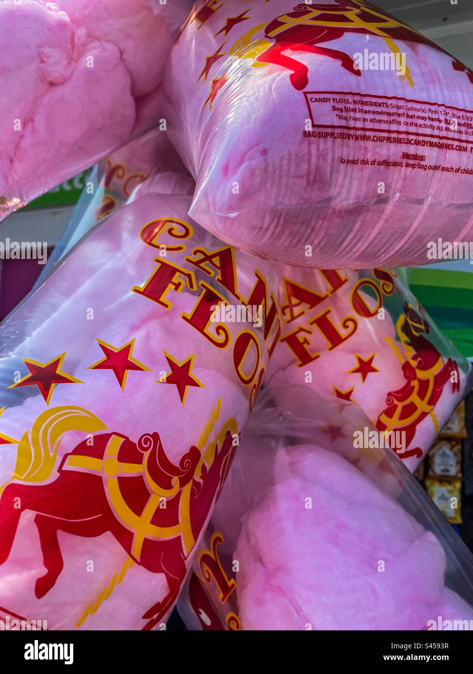 Seaside candy floss hi-res stock photography and images - Alamy
