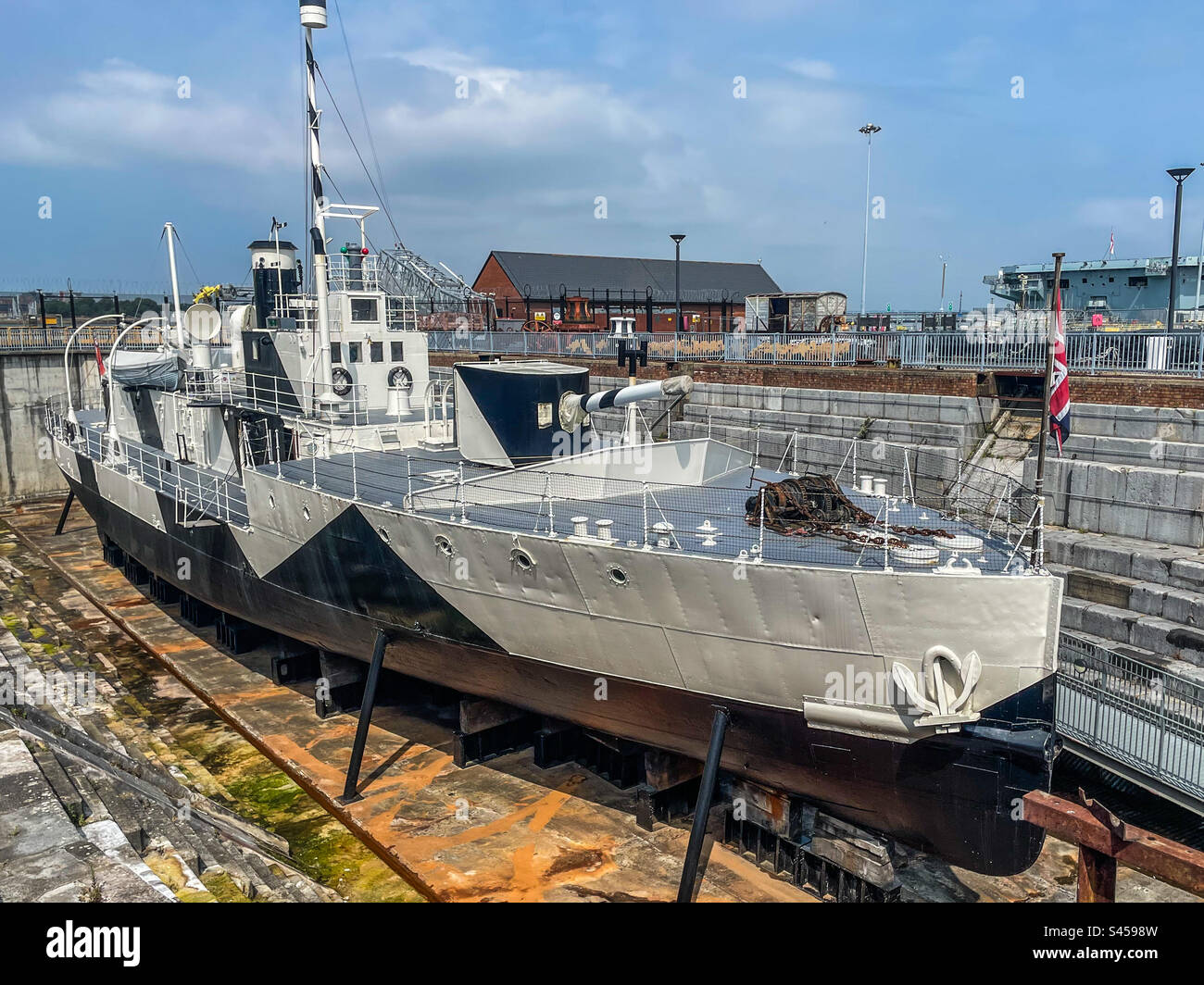 HMS M.33, Portsmouth Stock Photo - Alamy