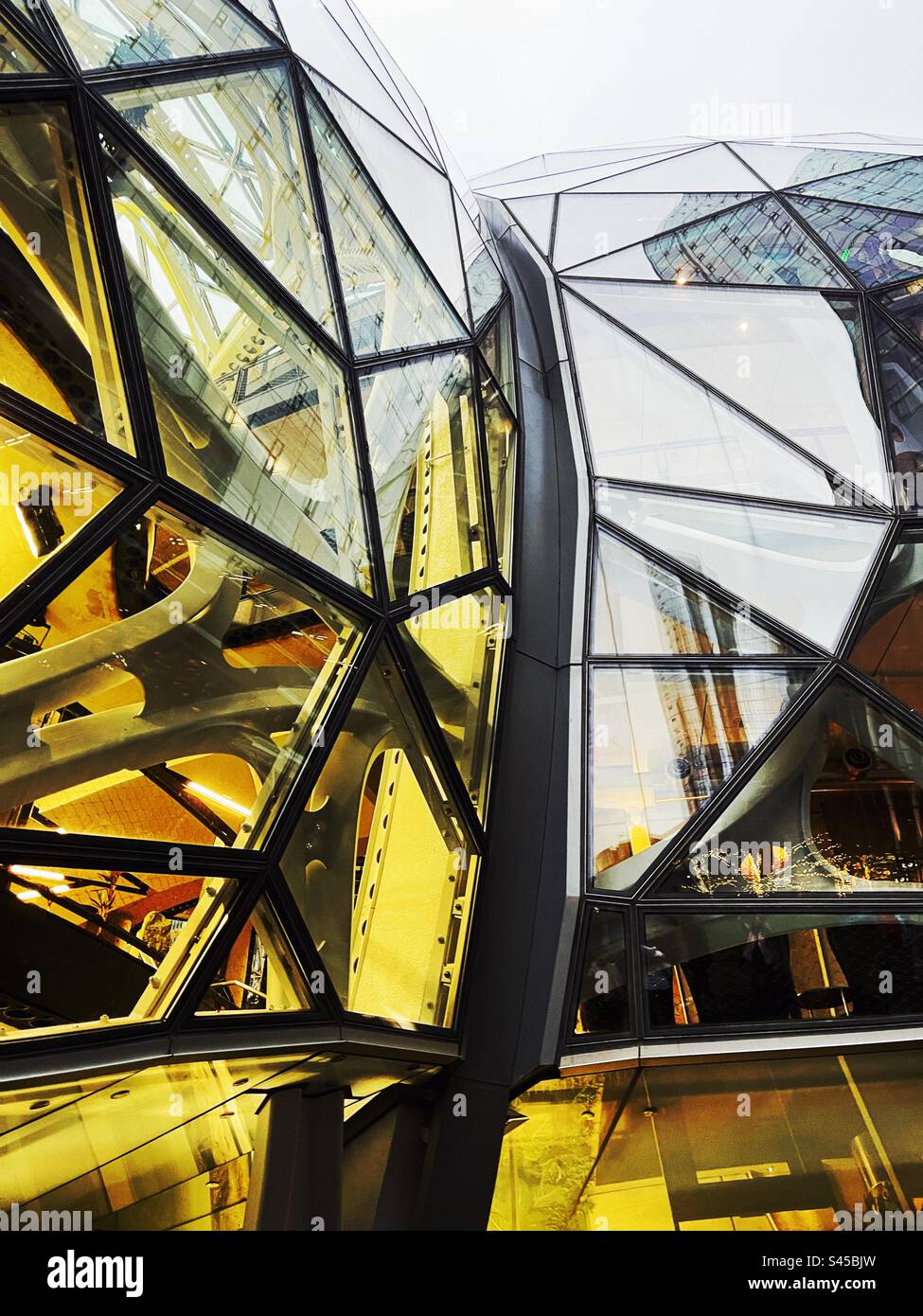 Futuristic Amazon Spheres in Seattle Stock Photo - Alamy