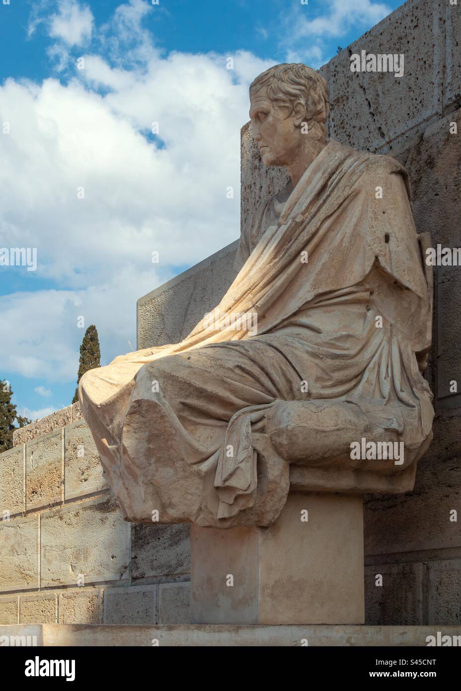 Ancient Greek Statue at the Acropolis in Athens, Greece Stock Photo - Alamy