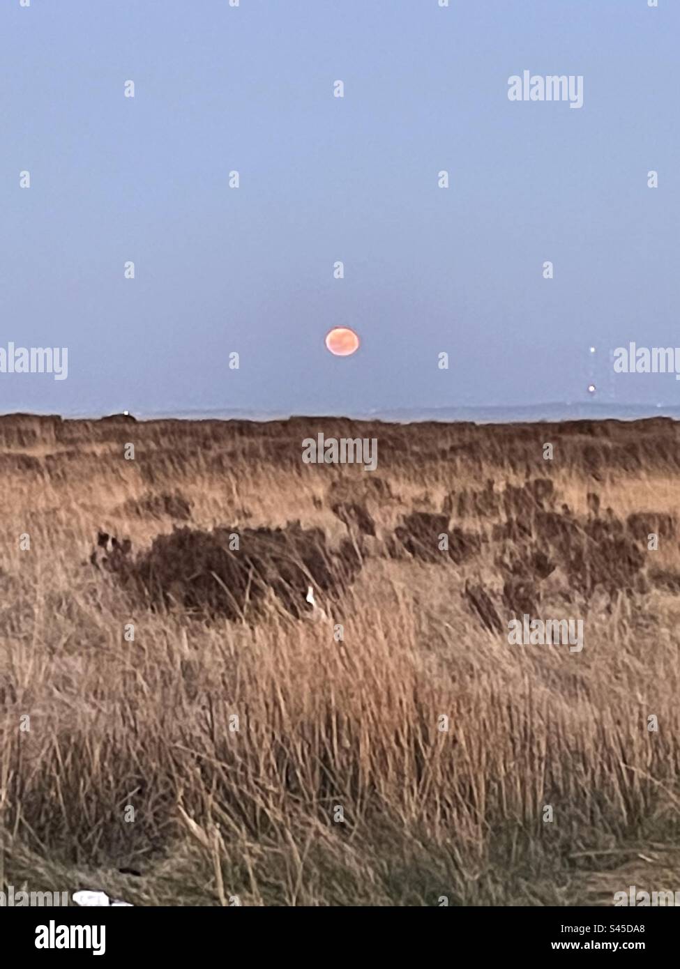 Blood moon over hi-res stock photography and images - Alamy