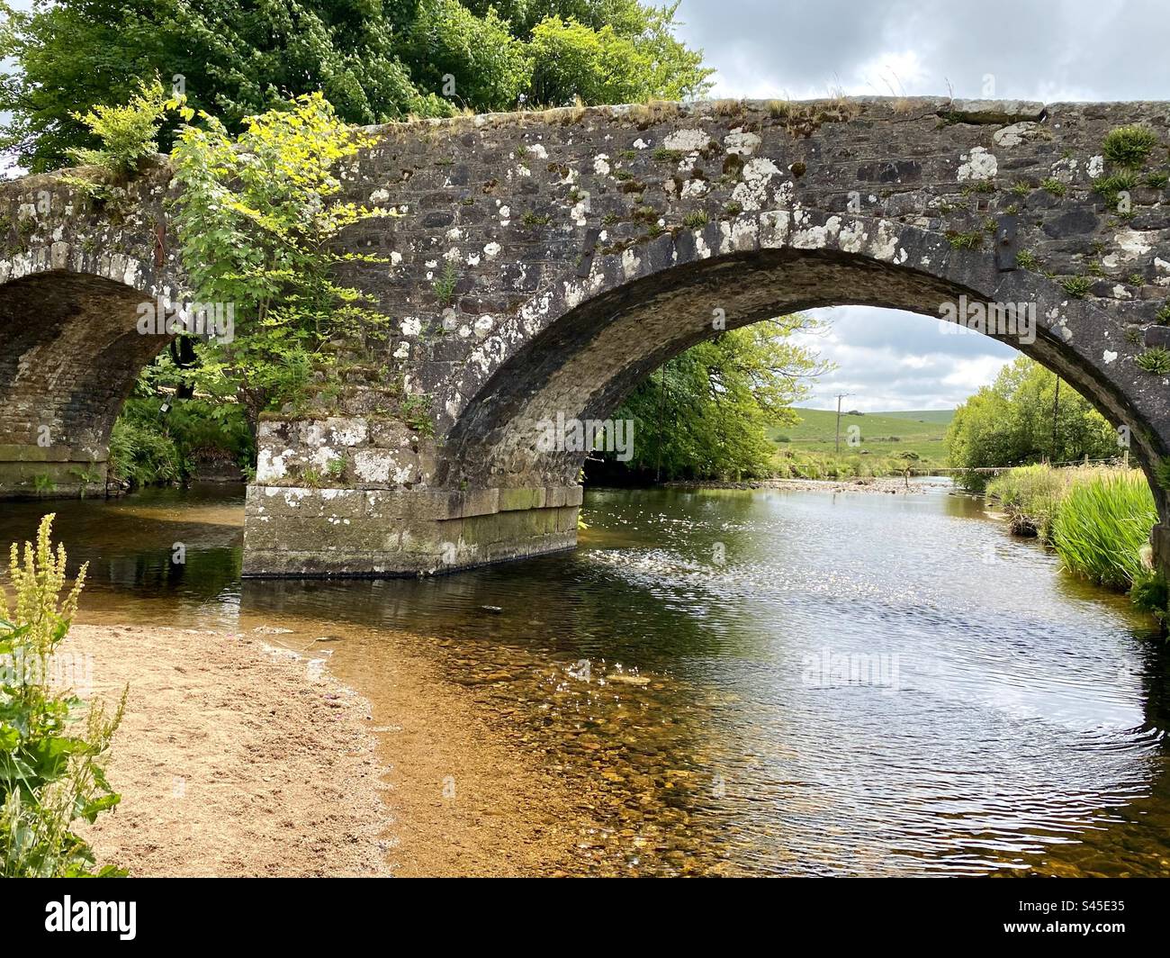 Old stone bridge at Yelverton on Dartmoor in Devon Stock Photo - Alamy