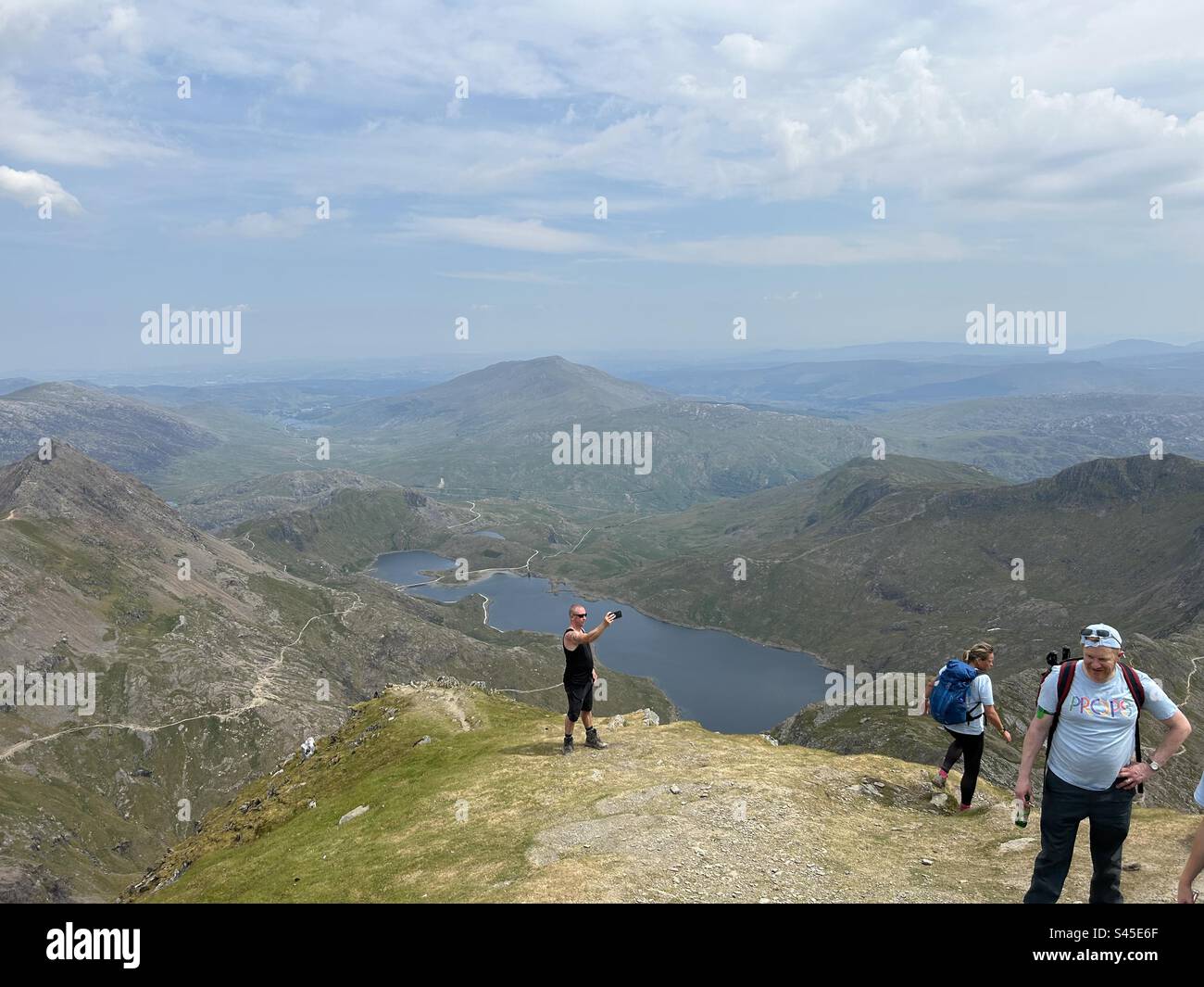 Mount Snowdon, Snowdonia National Park, North Wales. Yr Wyddfa, Eryri ...
