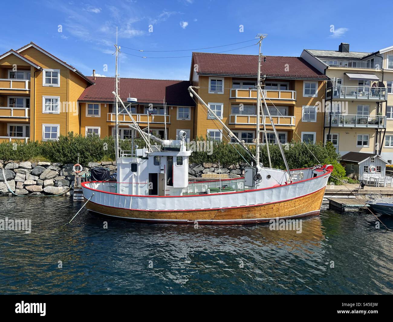 Norwegian boat hi-res stock photography and images - Alamy