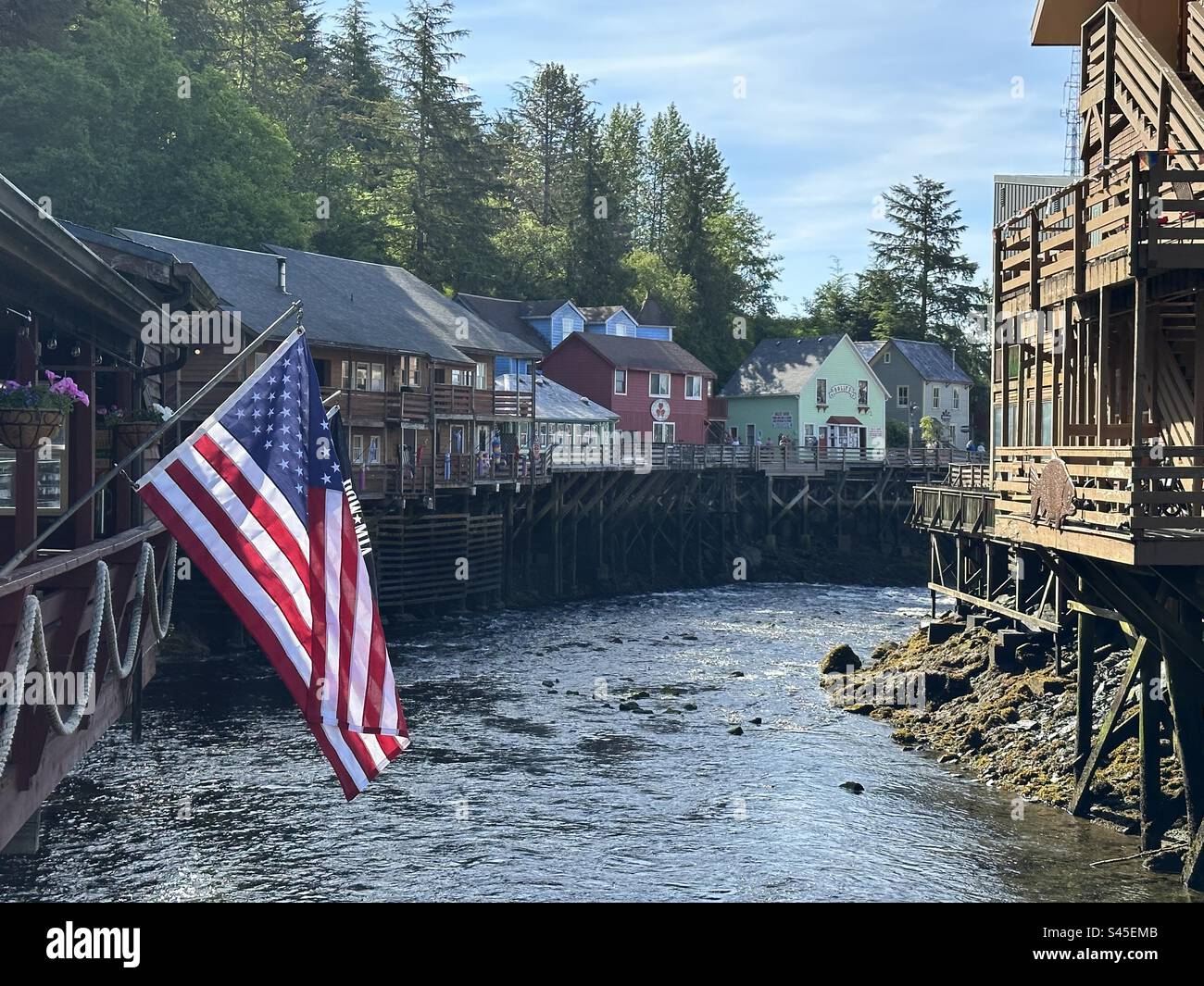 Alaska red flag hi-res stock photography and images - Alamy
